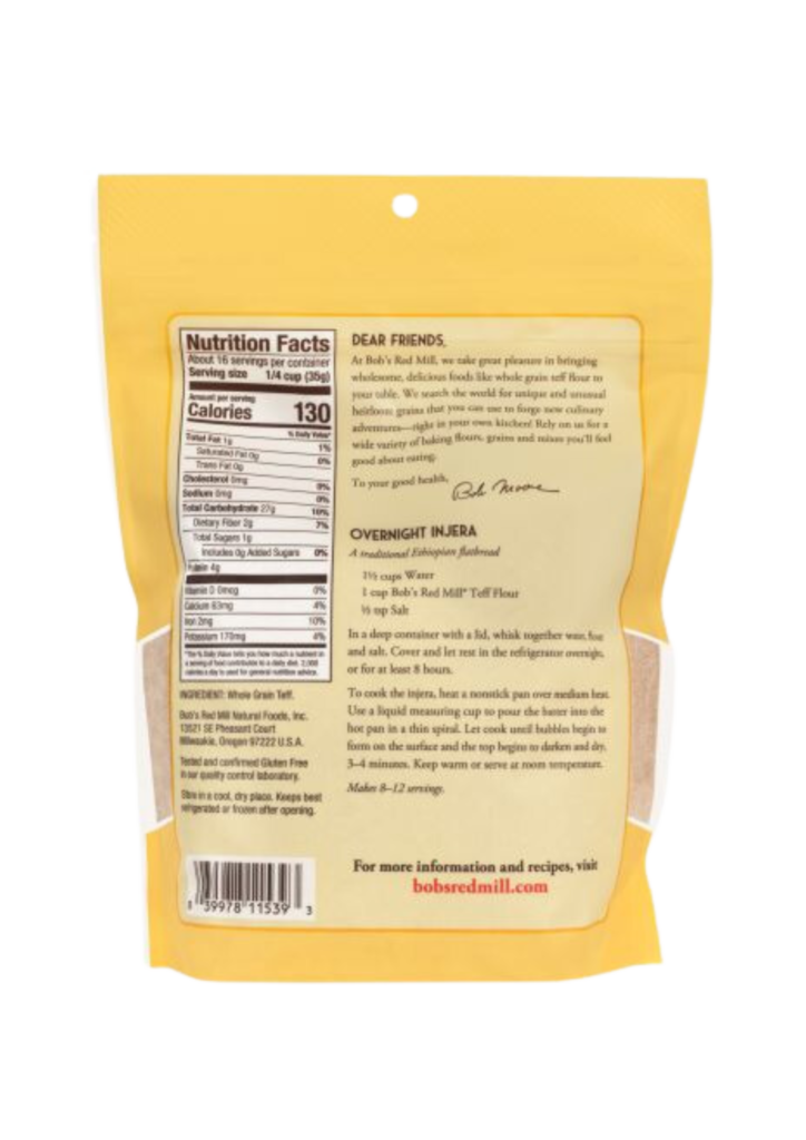 Teff Flour – Med Tropicals Limited